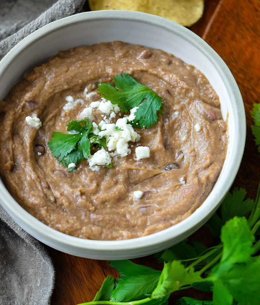 Authentic Refried Beans Recipe - The Orange Chef
